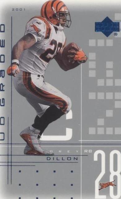 2001 UD Graded Corey Dillon #8 for sale | eBay