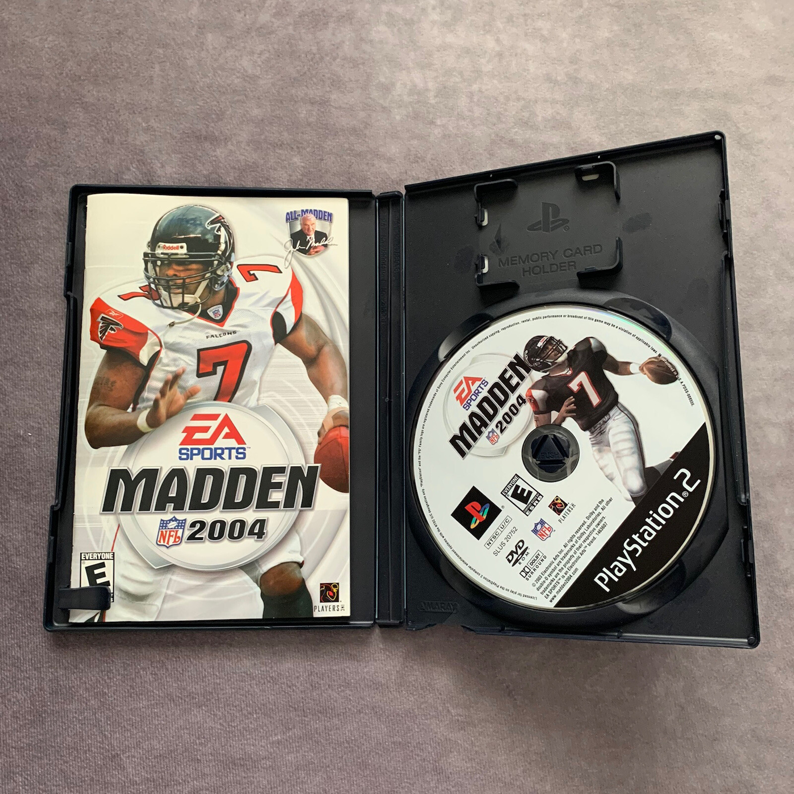 Madden 2004 PS2 Game Disk Box And Manual NFL Play Station EA Video Game ...