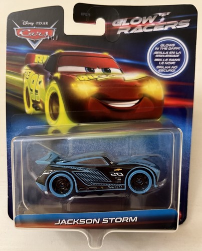 Disney Pixar Cars Glow Racers Jackson Storm Race Car Toys Metal Vehicle ...