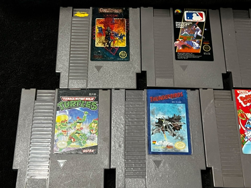 1980s 11 NES GAME LOT • NON or PARTIALLY WORK • VINTAGE NES NINTENDO ...