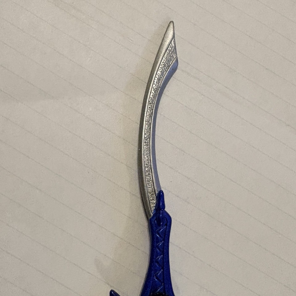 Power Rangers Dino Thunder Blue 12" Ranger Talking Warrior Sword Part ...