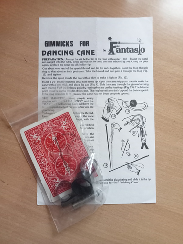 Dancing Cane Gimmicks for Dancing & Vanishing Canes Magic Trick UK Rare ...