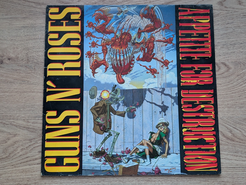 GUNS N' ROSES - APPETITE FOR DESTRUCTION (EU 1987 ISSUE - INNER SLEEVE ...