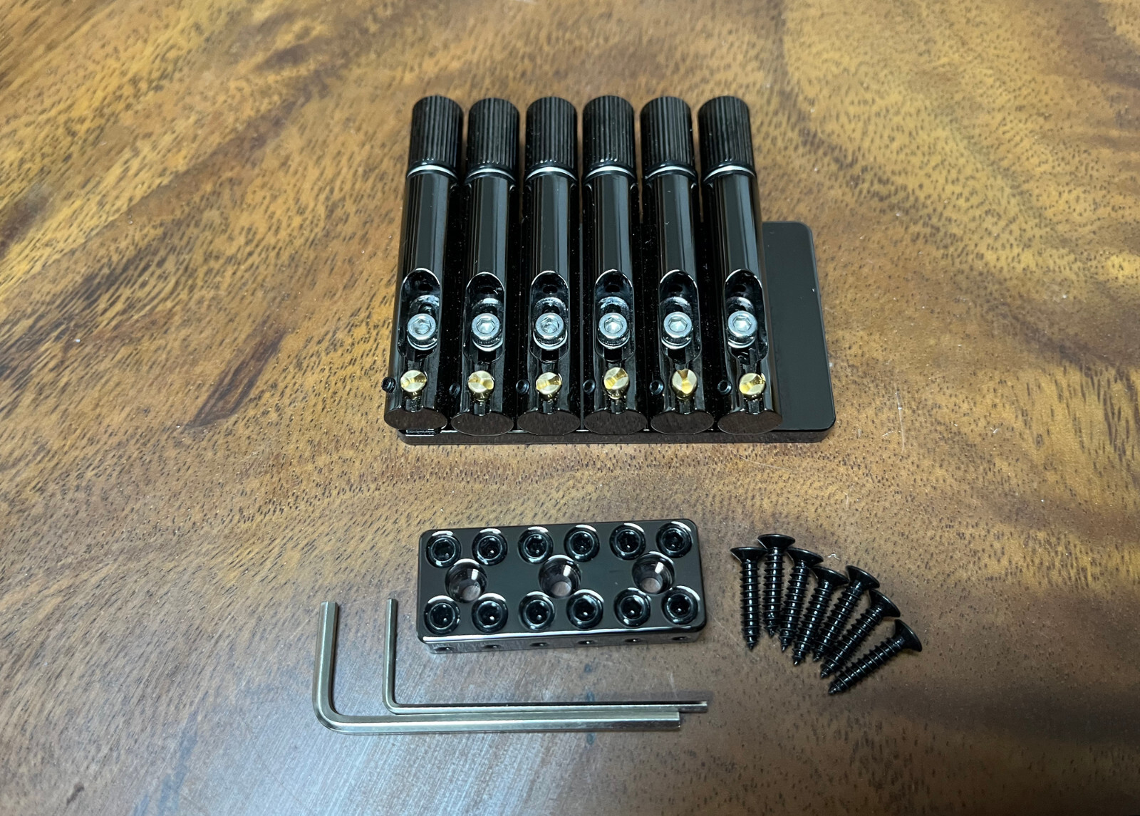 Guitar Parts 6-String Headless Guitar Bridge - Cosmo Black | eBay