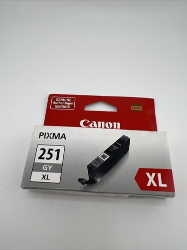 Genuine Canon Pixma 251 XL Gray Ink CLI-251XL New | eBay