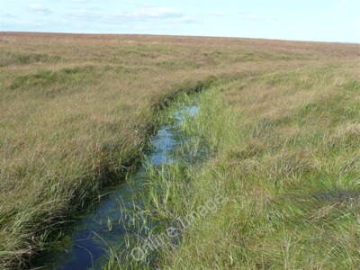 Photo 6x4 Black Castle Drain, Soyland Moor Knave Holes Hill In contrast ...