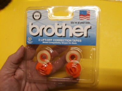 BROTHER 2 LIFT-OFF CORRECTION TAPES New | eBay