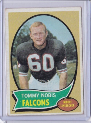 1970 Topps Football #40 TOMMY NOBIS ATLANTA FALCONS IDRED | eBay