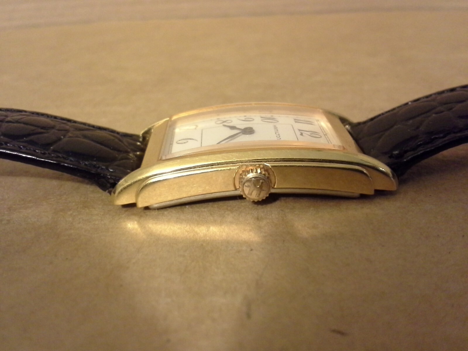 Hamilton 6160 Registered Edition 7 Jewels Quartz Movt Watch.Working ...