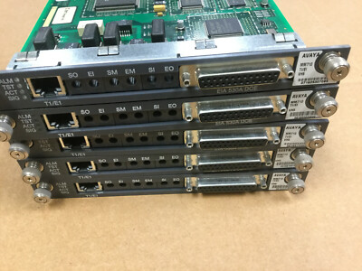 Avaya MM710 Quantity 5 T1 E1 Media Module 700394737 | eBay