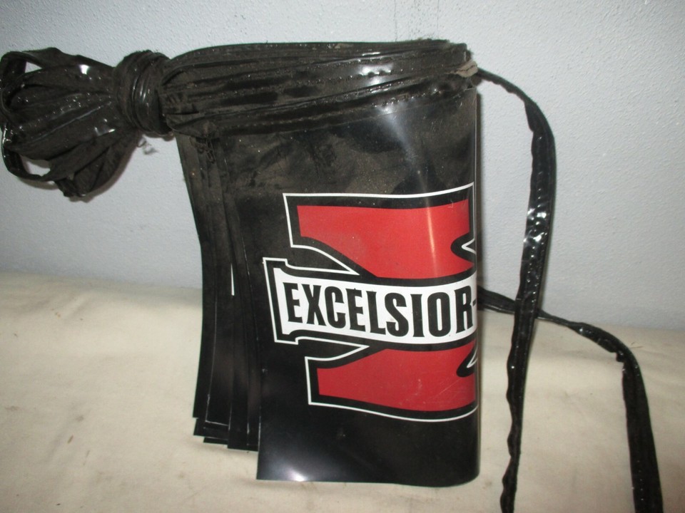Excelsior Henderson Black Flag Banner #2 | eBay