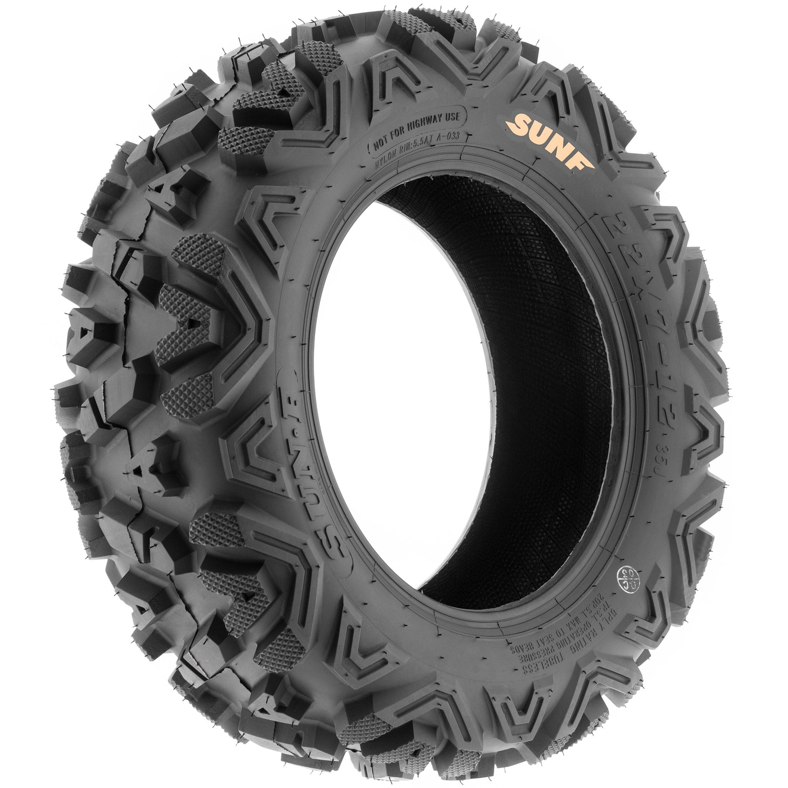 SunF 24x8-12 24x10-11 All Terrain Tires ATV UTV 6 PR A033 POWER I ...