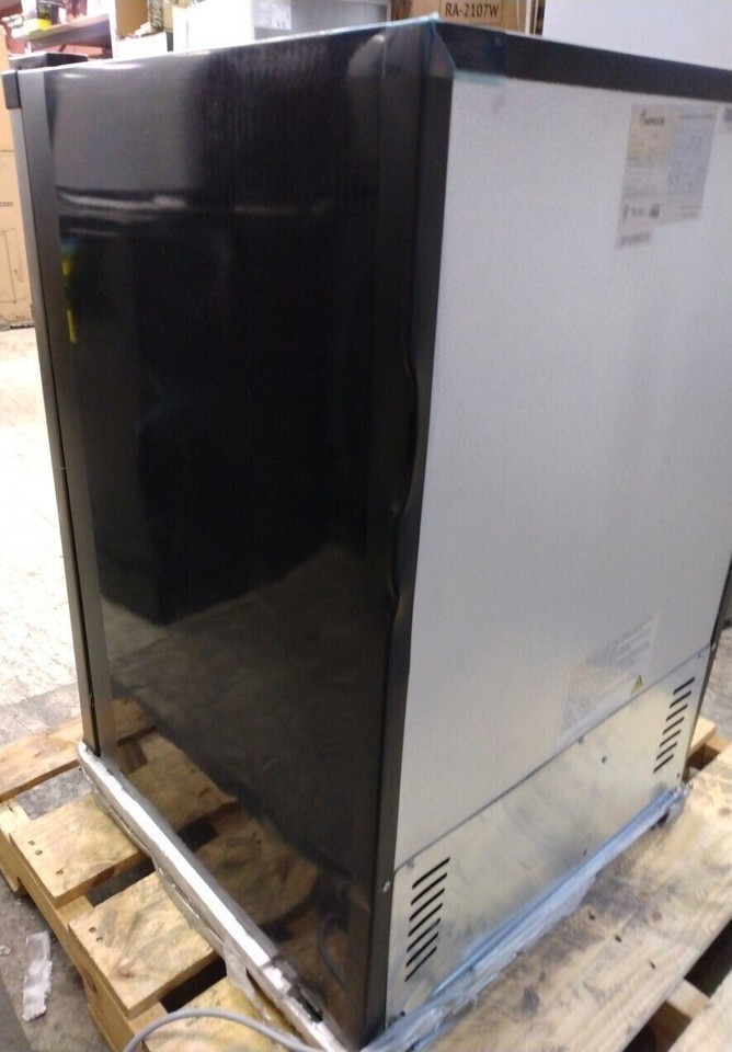 IMPECCA 5.5 cubic Refrigerator 24"W Largest Under-counter model, Black ...