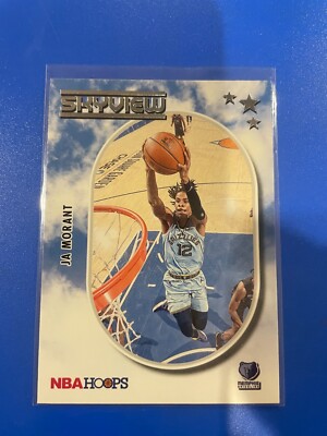 2021-22 NBA Hoops JA Morant SkyView Insert #20 Grizzlies {28A4} | eBay