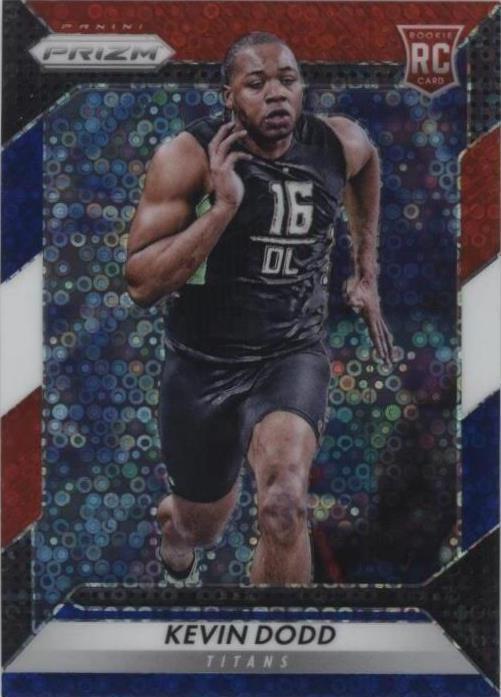 2016 Panini Prizm - Rookie Kevin Dodd #275 Red White & Blue Disco Prizm ...