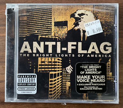 Anti-Flag The Bright Lights Of America CD / RCA - Brand New/Sealed ...