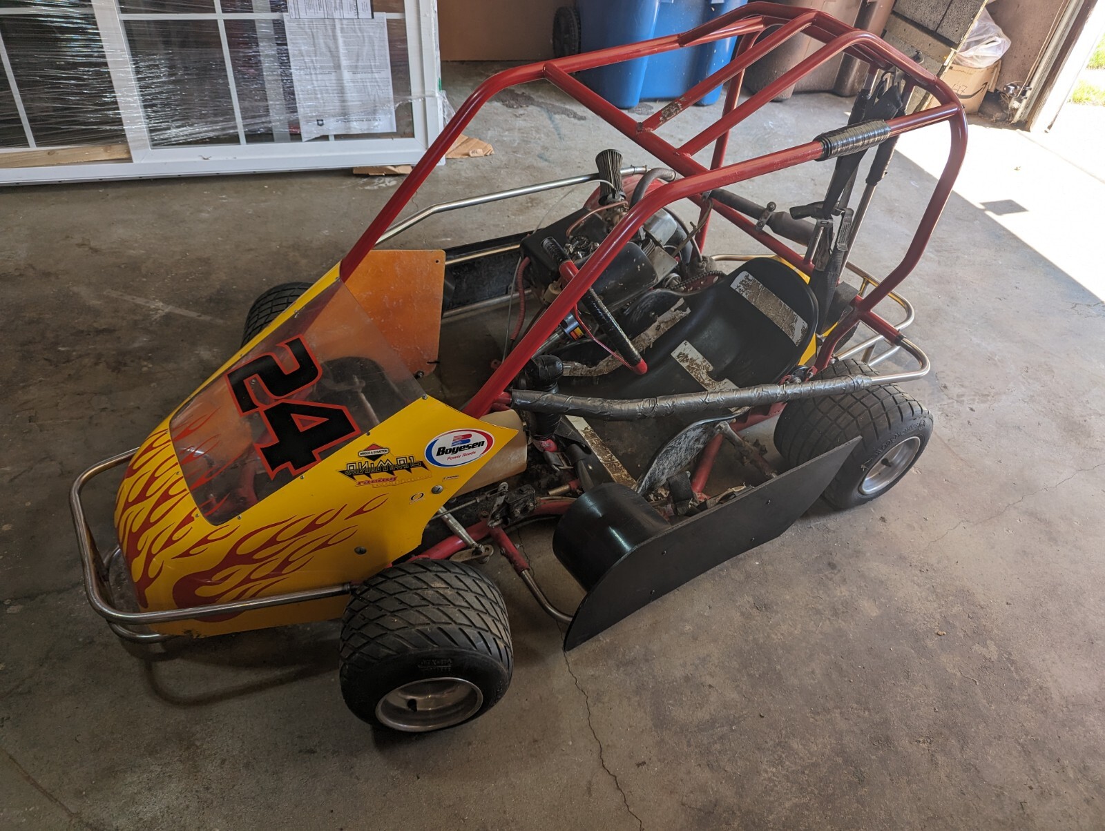 Rage Champ Race Kart / with Boared Animal Engine / and spare parts | eBay