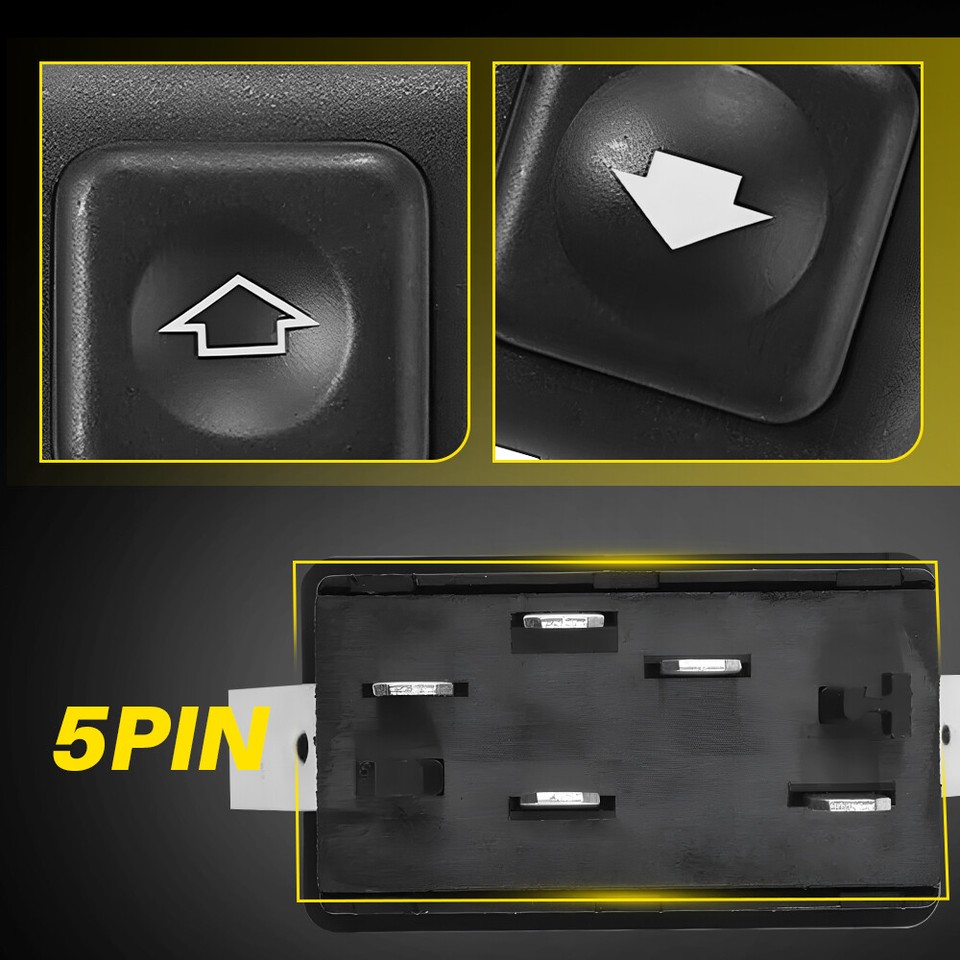 Set 4 pcs Illuminated Power Window Switch For E23 BMW E24 E28 E30 ...