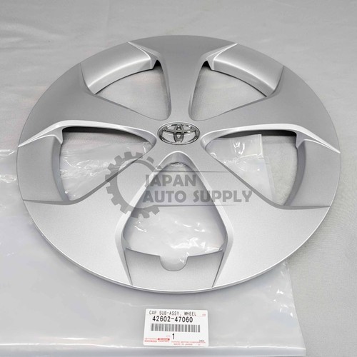 OEM GENUINE TOYOTA 2012-2015 PRIUS 15” SILVER WHEEL COVER CAP 42602 ...