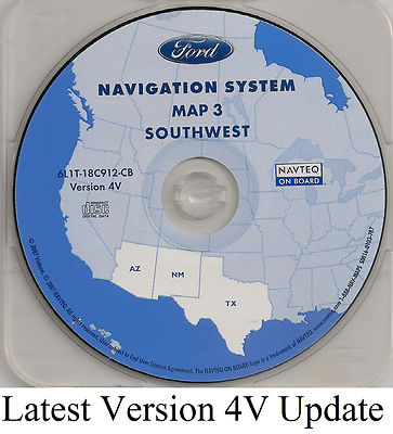 2003 2004 2005 2006 Ford Expedition Navigation CD Map #3 Cover AZ NM TX ...