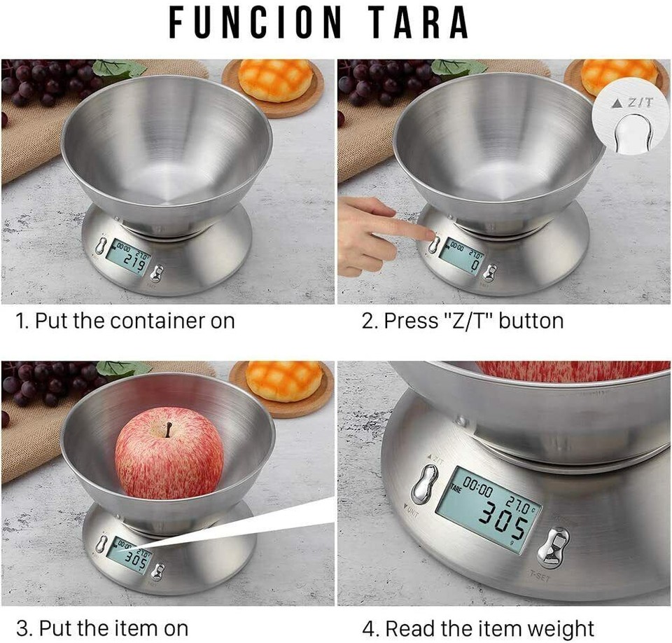 5KG Digital Kitchen Scales Cooking Food Weighing Weight Electronic ...