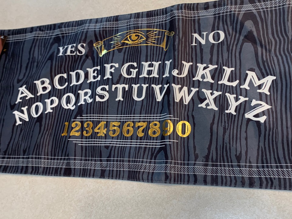 Rachel Zoe Halloween Ouija Board Fortune Teller Table Runner 14 x 48 ...