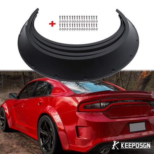 For Dodge Charger RT 4x Car Fender Flares Flexible 4" Wheel CONCAVE ...