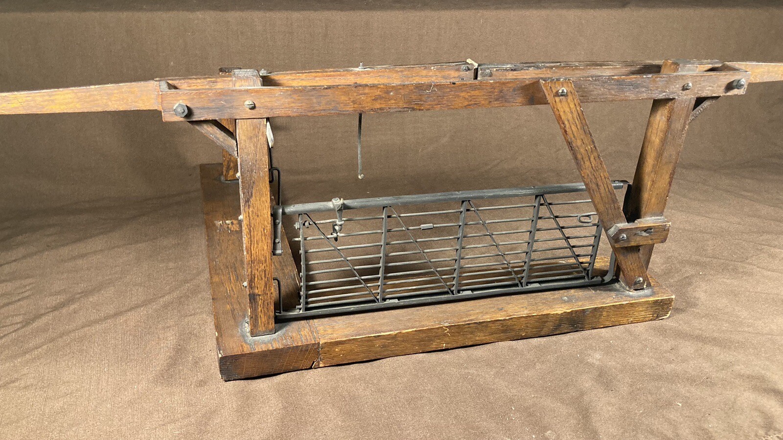 19th Century Salesman Sample Farm Cattle Ranch Automatic Gate Patent ...