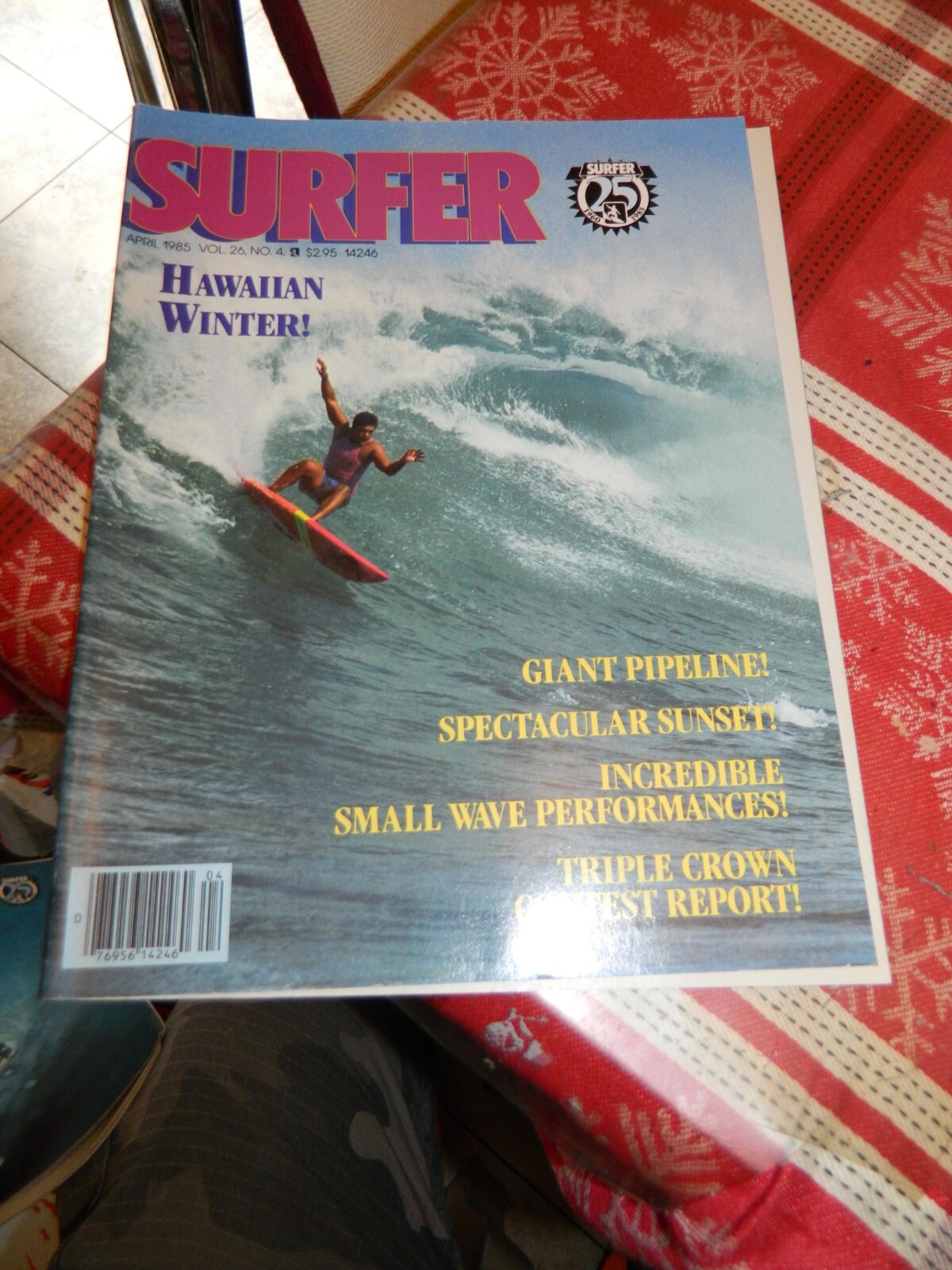 VINTAGE SURFING MAGAZINE SURFER APRIL 1985 HAWAIIAN WINTER LOOK | eBay