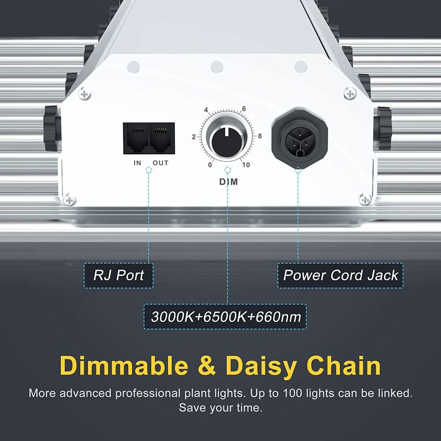 BAR-4000W Spider Samsung LED Grow Light Bars Full Spectrum for ...