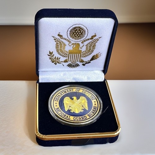 Department of Defense National Guard Bureau Challenge Coin with Blue ...