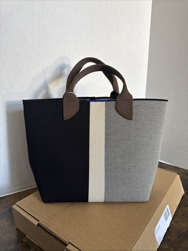 Rothy's Lightweight Petite Tote - Brand new! Black Portobello Stripe ...