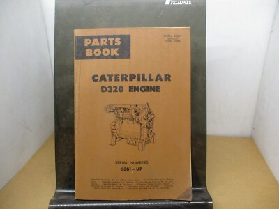 CAT CATERPILLAR D320 ENGINE 63B1-UP PARTS BOOK MANUAL | eBay