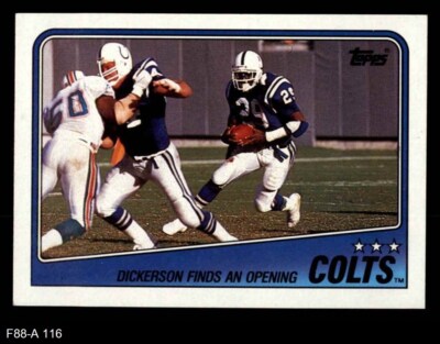 1988 Topps #116 Eric Dickerson Colts Leaders 8 - NM/MT | eBay