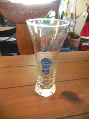 Pabst Blue Ribbon flare Beer Glass | eBay