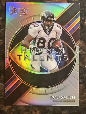 2021 Panini Select Rod Smith Hidden Talents Silver Prizm HT-25 Denver ...