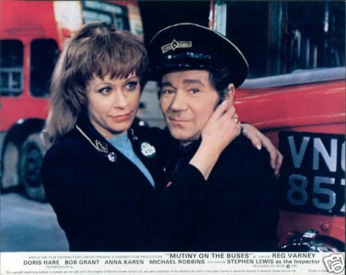 MUTINY ON THE BUSES REG VARNEY JANET MAHONEY LOBBY CARD | eBay