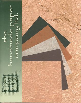 Handmade Mulberry Paper -10 Sheets of 2 Sizes - Art/Craft/Decoupage etc ...