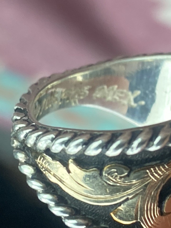 Hyo Silver tri color ring with oval cz | eBay