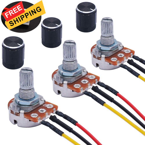 TWTADE 3PCS 2K Ohm Linear Taper Rotary Potentiometer WH148 B2K 3 Pin | eBay