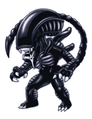 Alien Chibi 3"-6" Vinyl Decal Stickers | eBay