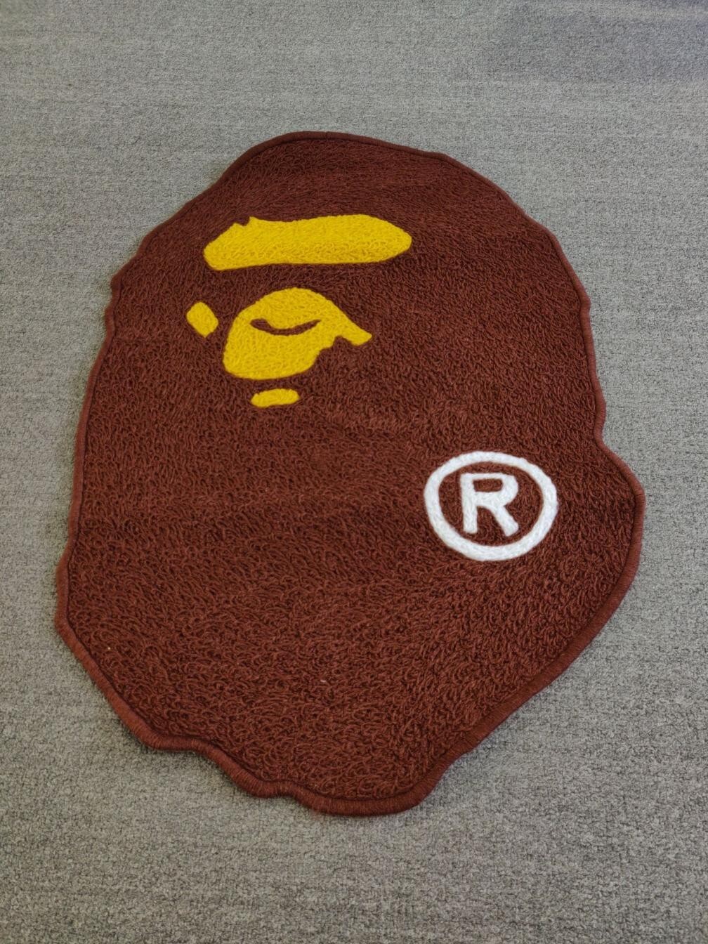 A Bathing Ape Bape Baby Milo Floor Mat Washable Area Rug Living Room ...