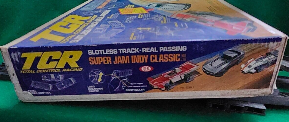 VINTAGE TCR Total Control Racing Super Jam Indy Classic Race Set TRACK ...