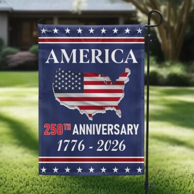 250th Anniversary Flag – Semiquincentennial USA Map Patriotic Decor | eBay