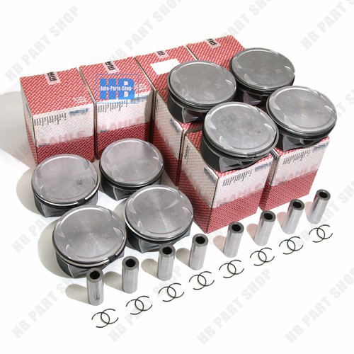 8x Pistons & Rings Kit STD Φ102 For Mercedes-Benz W204 W211 CL63 ML63 ...