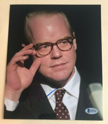 Philip Seymour Hoffman signed autographed 8x10 Photo Truman Capote ...