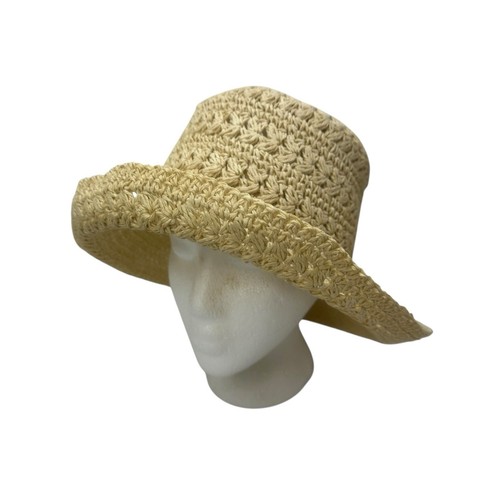 Cappelli Straworld Straw Sun Hat Wide Brim Floppy Natural Woven Summer ...