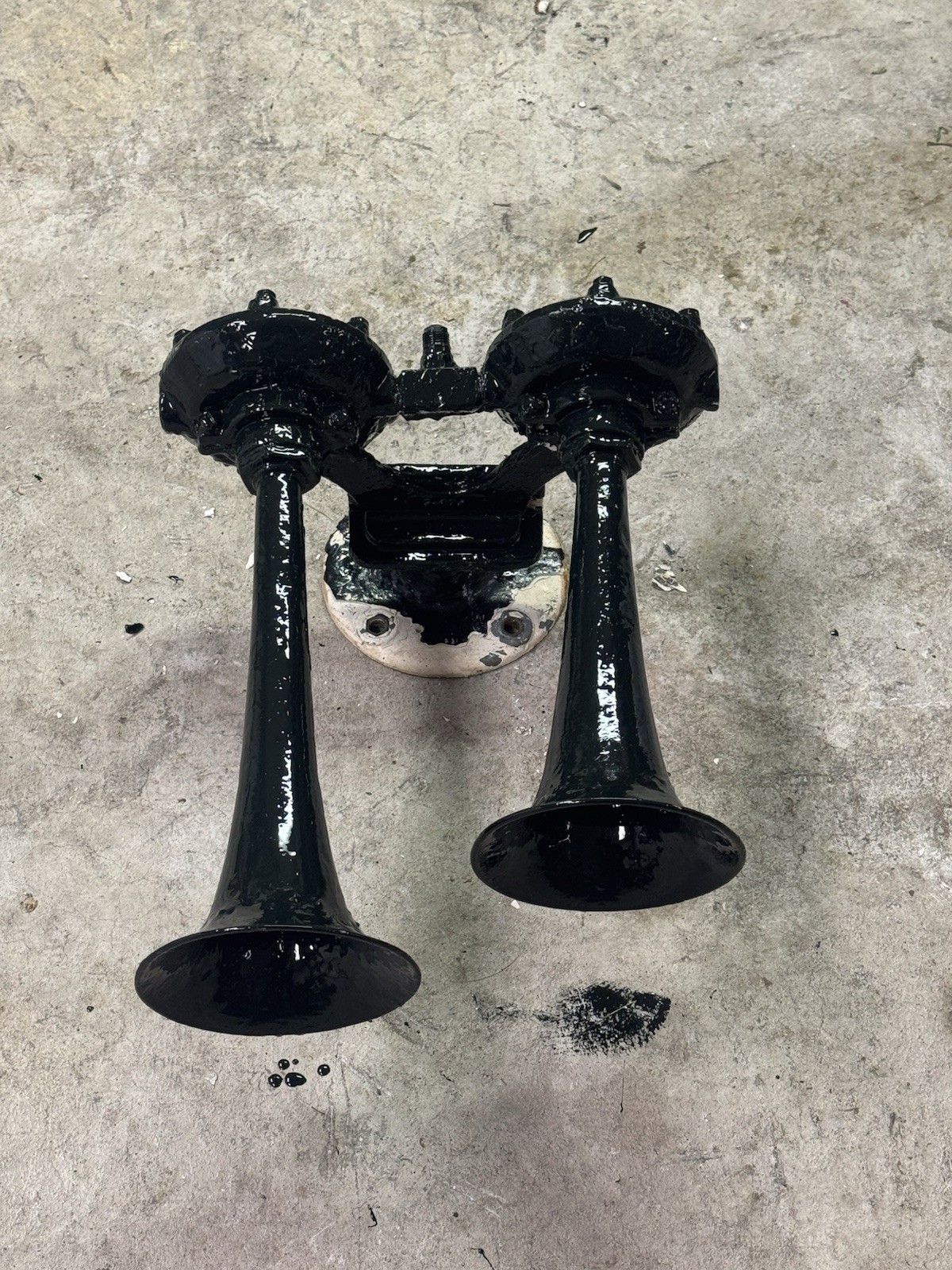 B&o railroad tugboat original horn. William c baker. | eBay