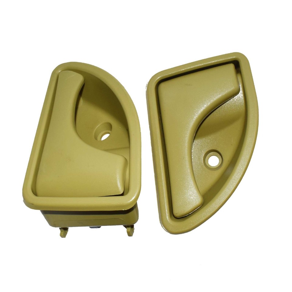 2PCS Inside Left & Right Door Handle Green For Renault KANGOO Twingo ...