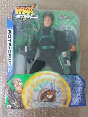 VERY RARE MAX STEEL ROTA-CRIP FIGURE MATTEL 2002 NEW SEALED ! | eBay